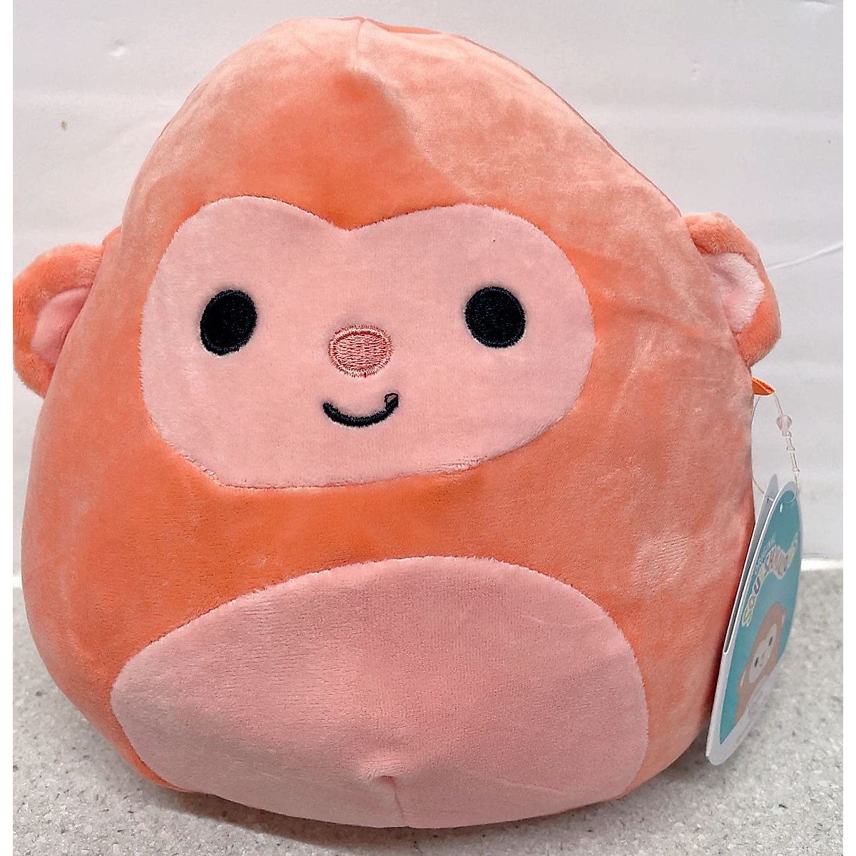 Squishmallows 8" Farm and Sealife Squad Stuffed Animal Plush Toy for Birthday (Elton Monkey)