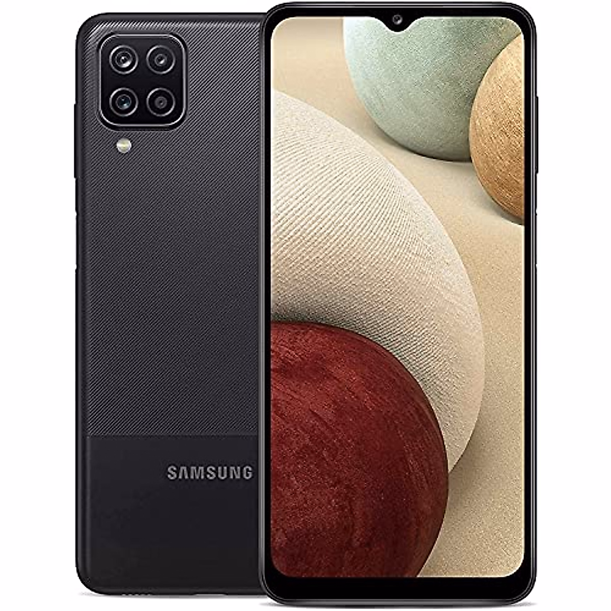SAMSUNG Galaxy A12 (128GB, 4GB) 6.5" HD+, Quad Camera, 5000mAh Battery, GSM Unlocked Global 4G Volte (NOT VERIZON/Boost) International Model A125M (Black)