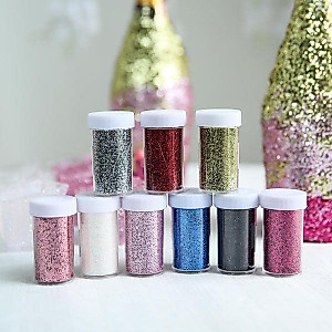 Weddings Parties and Gift Blue Sparkly Glitter Crafts DIY Party Wedding Decorations Projects Sale vngift11410