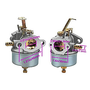 AXITRON 632230 632272 Carburetor For Tecumseh 3hp 5hp 6hp Models H50-65400N H50-65403N H50-65403P H50-65403R for old 6hp Tecumseh motor on a Troybilt rototiller