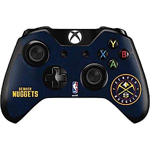 Skinit Decal Gaming Skin Compatible with Xbox One Controller - Officially Licensed NBA Denver Nuggets Distressed Design