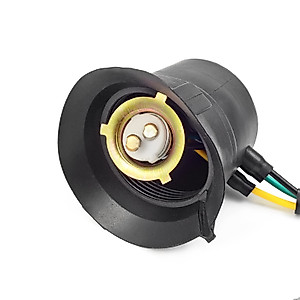 Headlight Socket Harness Light for YAMAHA Banshee 350 2002-2006 Big Bear 400 2000-2012 Grizzly 125 2005-2013 Grizzly 350 400 450 600 660 Kodiak 400 Rhino 450 660 700 Wolverine 350 5EH-84340-00-00