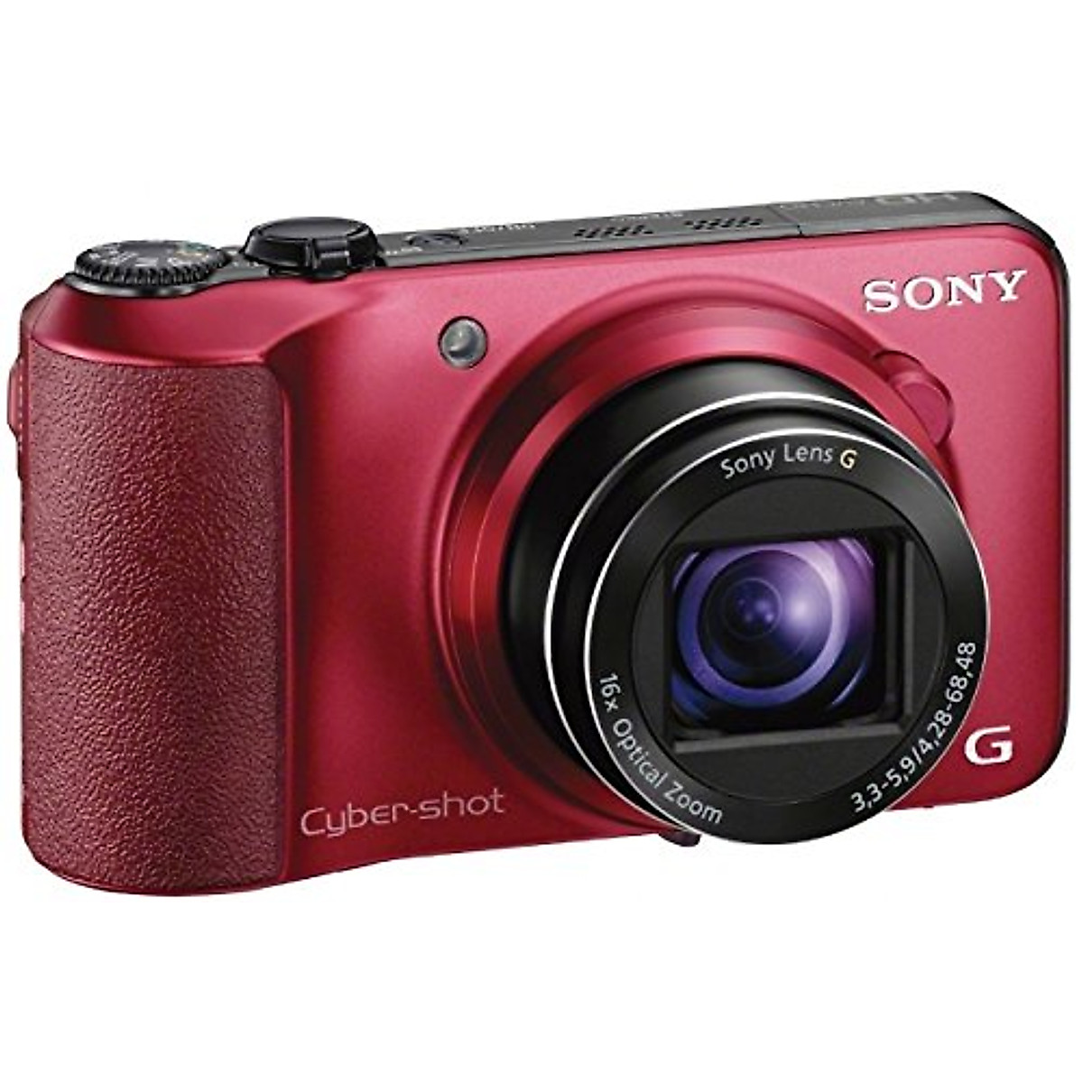 Sony Cyber-shot DSC-HX10V 18.2 MP Exmor R CMOS Digital Camera with 16x Optical Zoom and 3.0-inch LCD (Red) (2012 Model)