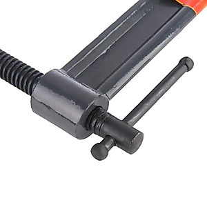 C Clamp Vise,deep throat c clamp G-type Woodworking Clamp, Steel Carpentry Clamping Device Sturdy DIY C-Clamp Special Shaped, for Industry(Clamping thickness 100depth 185mm)