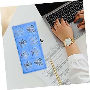 Box Clear Storage Screws Organizers Parts Storage Container Watch Parts Bead Storage containers Jewelry Organizer Tray Nail Art Supplies Screws case Compartment Plastic Components