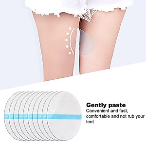 Womens Anti Chafing Pads, 10pcs Thigh Inner Anti Chafing Sticker Thigh Anti Friction Pads Anti Chafing Thigh Bands for Men Women Outdoor Unisex Disposable Knee Calf Anti Chafe Pads Patches