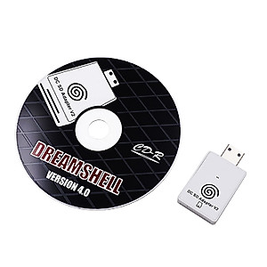 XHSESA Practical SD Card Reader Adapter with CD for Sega Dreamcast Dreamshell V4.0 Game Machine Accessories