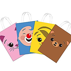 Yizeda 16 Pcs Blim Blim Paper Bags Party Gift Bags Blim Blim Birthday Gift Bags for Kids boy girl Birthday Party Decorations