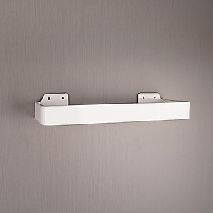 12.6Inches Hand Towel Holder, Self Adhesive Towel Rack for Bathroom Wall Mounted, Acrylic Towel Hanger (White)