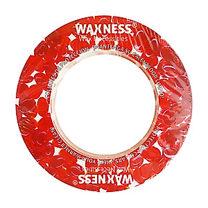Waxness Waxing Multi-fit Protection Collars 50 Pack Red Fits Most 14 to 16 Ounces Tins and Pots