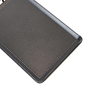 Mini BBQ Pan, Barbecue Tray Iron Portable Compact Easy to Clean BBQ Grill Pan Barbecue Plate Camping Grill Pan for Camping Home Outdoor BBQ Grill Pan Portable with Storage Bag Baking Plate