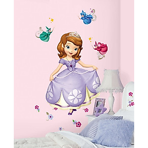 The Little Mermaid Ariel Giant & Sofia The First Princess Nursery Wall Decal Decor Sticker Party Decoration (Sofia The First Princess)