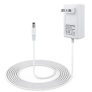 YEAOI 10 ft Power Cord for 4moms mamaRoo 4, 12V 3A Charger for RockaRoo Baby Swing, AC Adapter, White