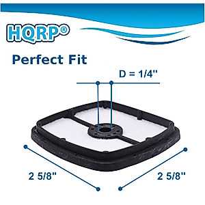 HQRP 2-Pack Filter compatible with Echo PE-200 PE-201 PE-225 PE-230 PE-231 PE-265 PE-265S PE-2000 Edger, TC-210 TC-210i TC-2100 Tiller, SHR-210 SHR-2100 Sprayer, WP-1000 Water Pump