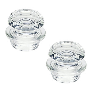 Pastlla 2pcs Coffee Filter Knob Top Coffee Replacement Coffee Pot Top Glass Knob