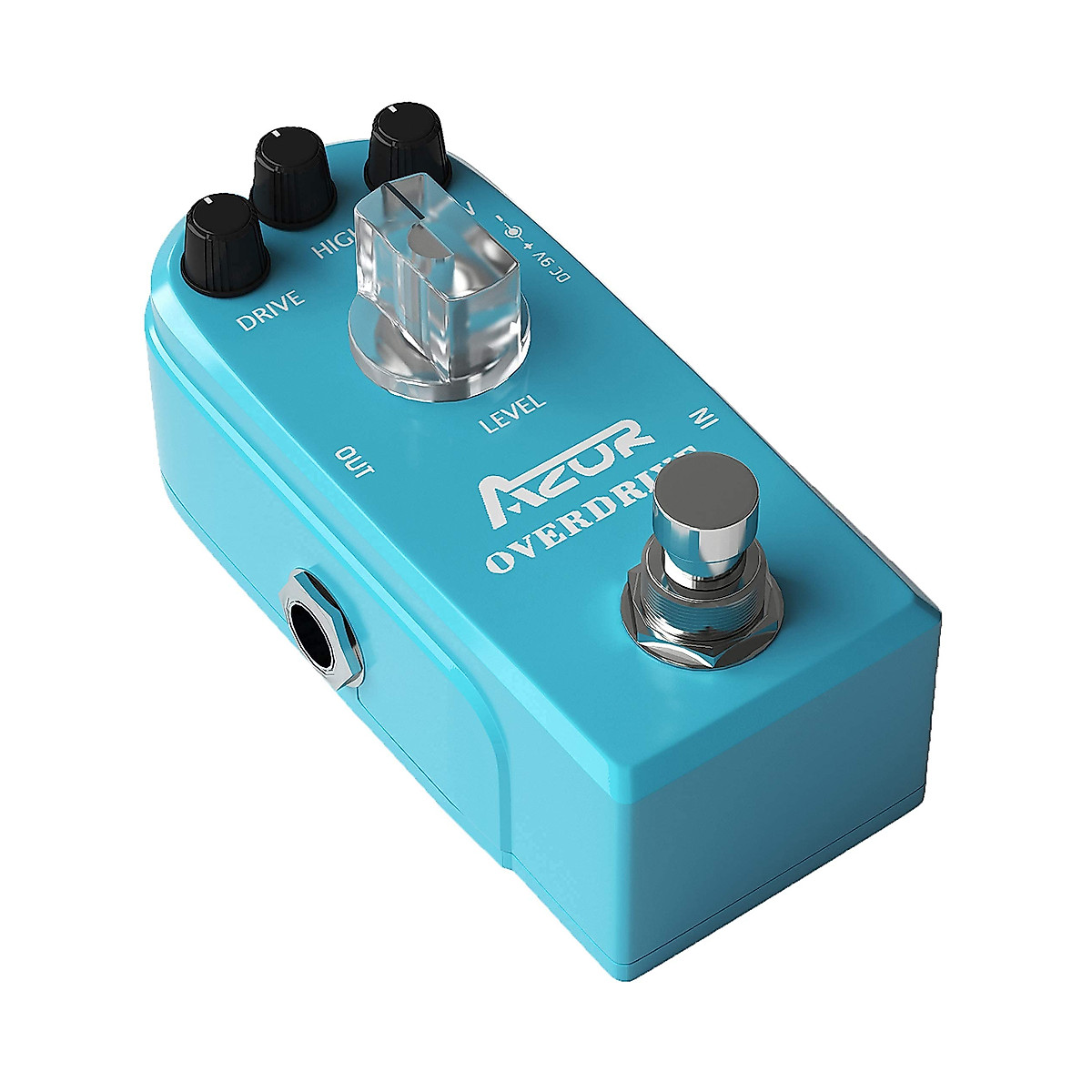 AZOR Overdrive Guitar Effect Pedal Classical Pedal with Power Adapter