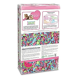 carefresh 99% Dust-Free Tutti Frutti Natural Paper Small Pet Bedding with Odor Control, 23 L