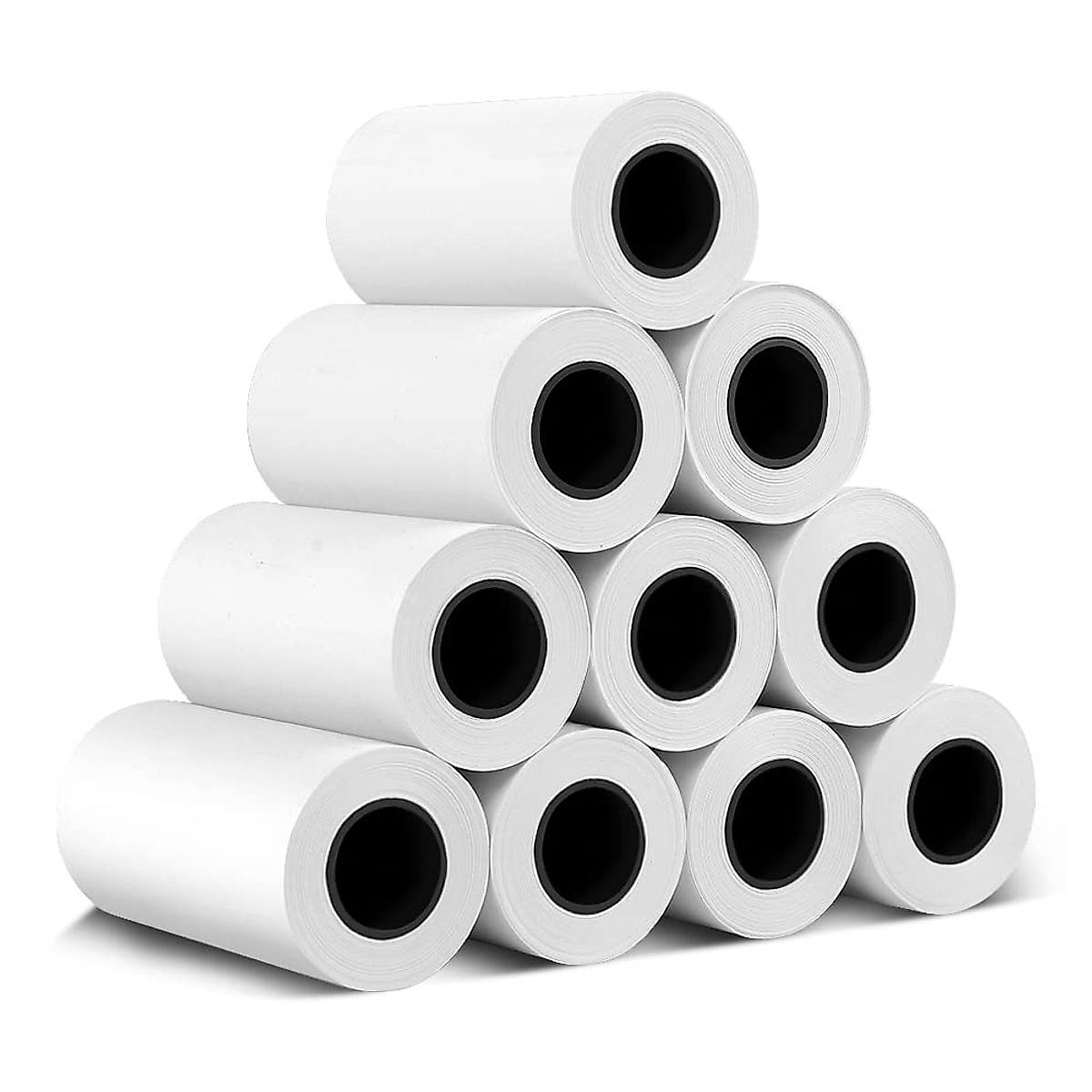 20 Pack Kids Instant Camera Refill Print Paper, 2.2 x 1.2 Inch Photo Printer Thermal Paper Rolls Print White Camera Paper Refill Compatible with VTech, Kidizoom, Dragon Touch Camera for Kids