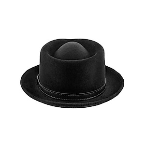 Stetson Men&#039;s Fedoras, Black, X-Large