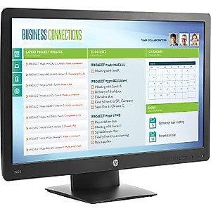 HP ProDisplay P223 21.5-inch Monitor X7R61A8, Black