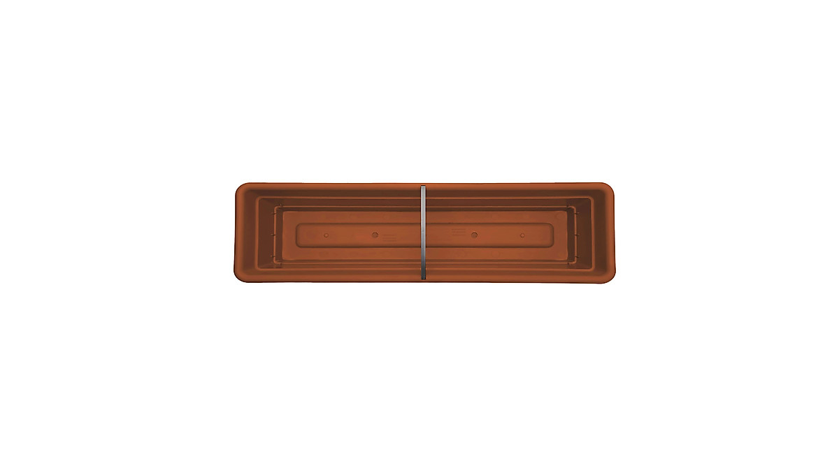 Bloem Dura Cotta 30" Window Box Planter | Terra Cotta & Tray