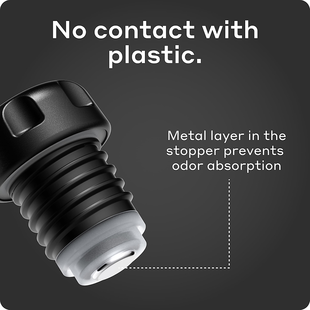 Bobber - 34 oz Vacuum Insulated Stainless Steel Water Bottle with Cup Lid - Dishwasher Safe - Keeps Drinks Hot for 48 Hours and Cold for 72 Hours - Triple Walled Thermo Flask (Matte)