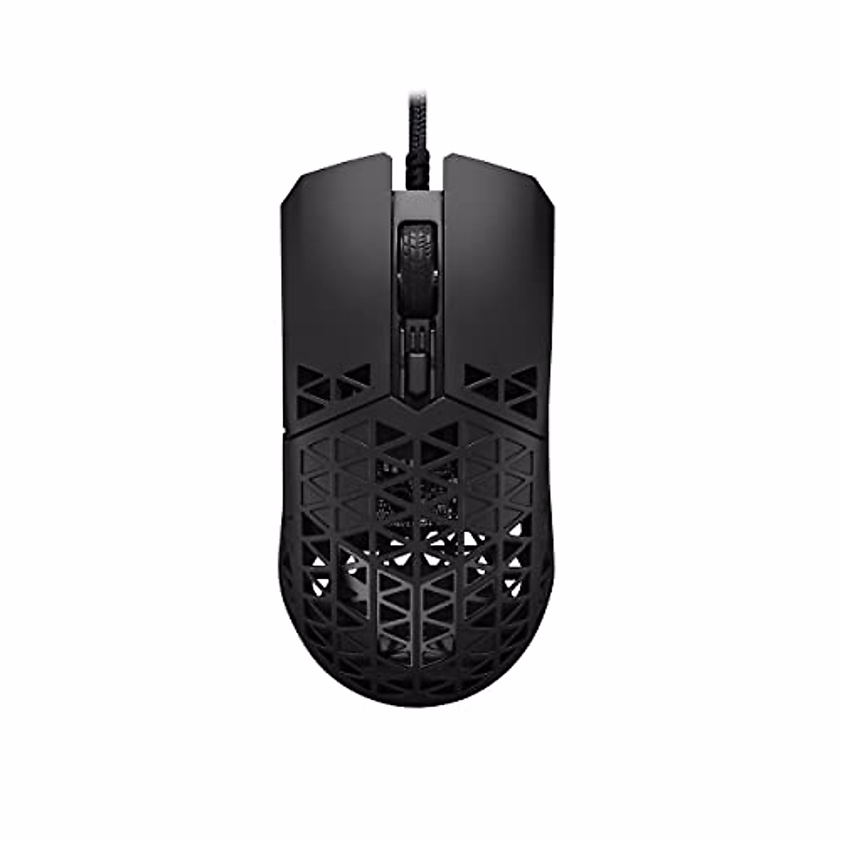 ASUS TUF Gaming M4 Air Lightweight Gaming Mouse | 16,000 dpi Sensor, Programmable Buttons, 47g Ultralight Air Shell, IPX6 Water Resistance, TUF Gaming Paracord and Low Friction PTFE Feet, Black