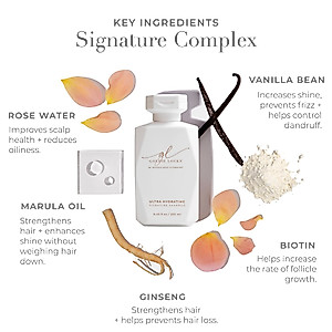 Goldie Locks Travel Essentials Bundle, Ultra Hydrating Shampoo, Conditioner & Signature Serum, Hair Care Set with Nourishing Marula Oil & Biotin, Paraben & Sulfate-Free, 3.4 Oz / 1.7 Oz