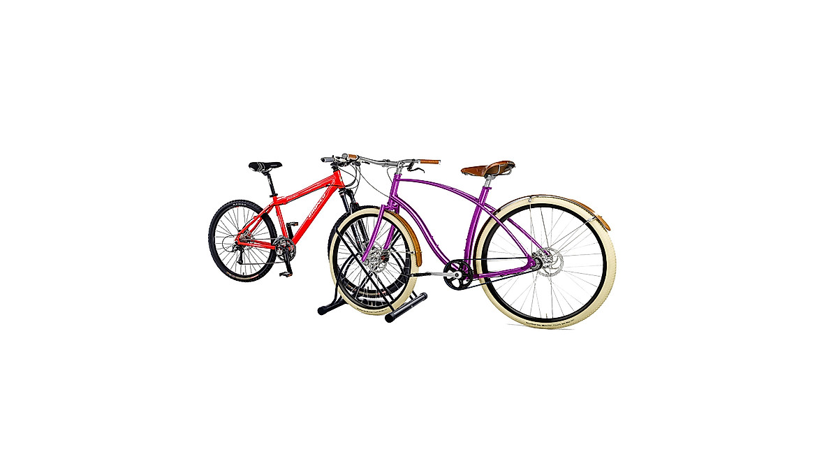 RAD Cycle Mighty Rack - Heavy Duty Two Bike Stand for Secure Storage