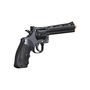 Airsoft 36B Spring Revolver Low Powered Airsoft Pistol Durable Plastic -Black