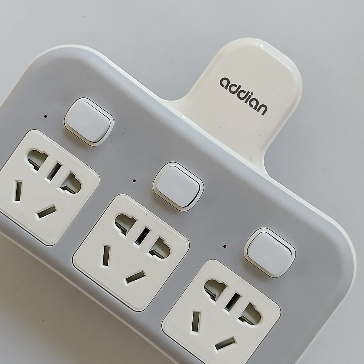addian- Electrical sockets，Multi-switch row plug charging USB small plug row travel portable smart socket new plug board student female