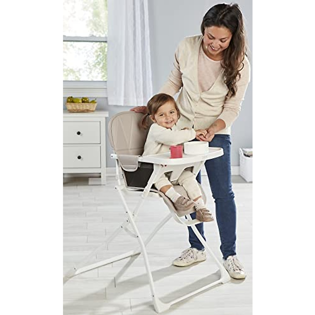 Primo PopUp Folding High Chair, 28x24x38 Inch (Pack of 1)