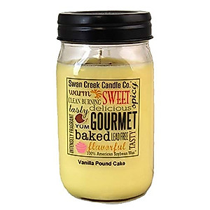 Swan Creek Candle Co. 12 ounce Kitchen Pantry Jar (Vanilla Pound Cake)