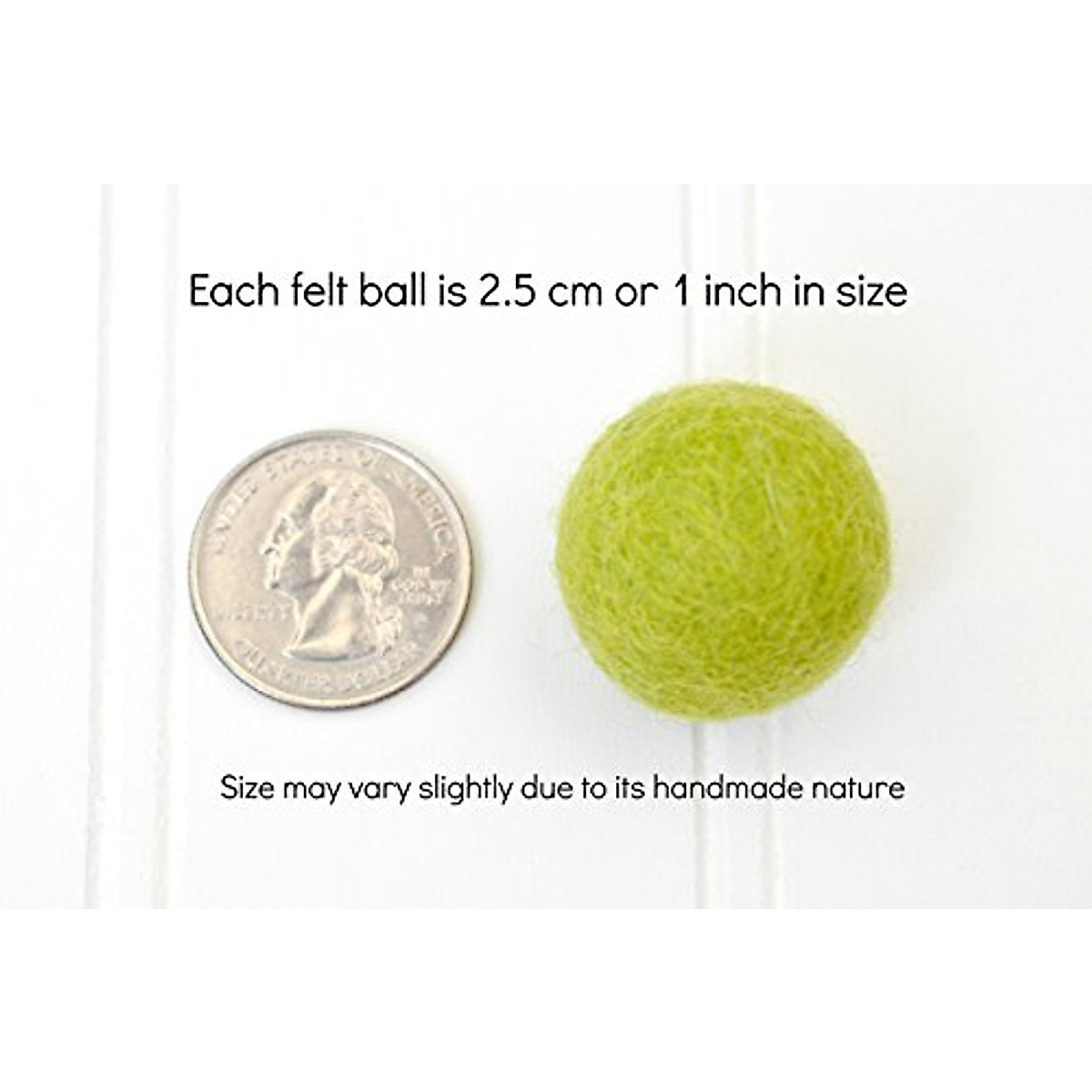 Baby Girl Nursery Garland - Light Pink, Hot Pink, Aqua, Mustard, Navy - 1" (2.5 cm) felt balls