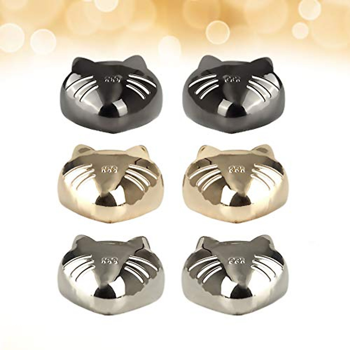 High Heel Chair Sole 3 Pairs Metal Shoes Pointed High Heel Tip Cap Cover Metal High Heel Pump Toe Cap Cover Pump Decorations Charms Repair Accessories Heel Protectors