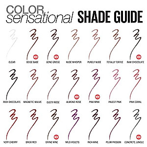 Maybelline New York Color Sensational Shaping Lip Liner Makeup, Divine Wine, 0.01 oz.