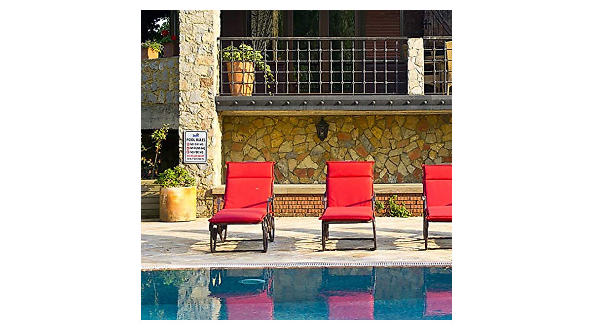 Kichwit Pool Rules Sign for Outdoor, Backyard Metal Swimming Pool Sign ...