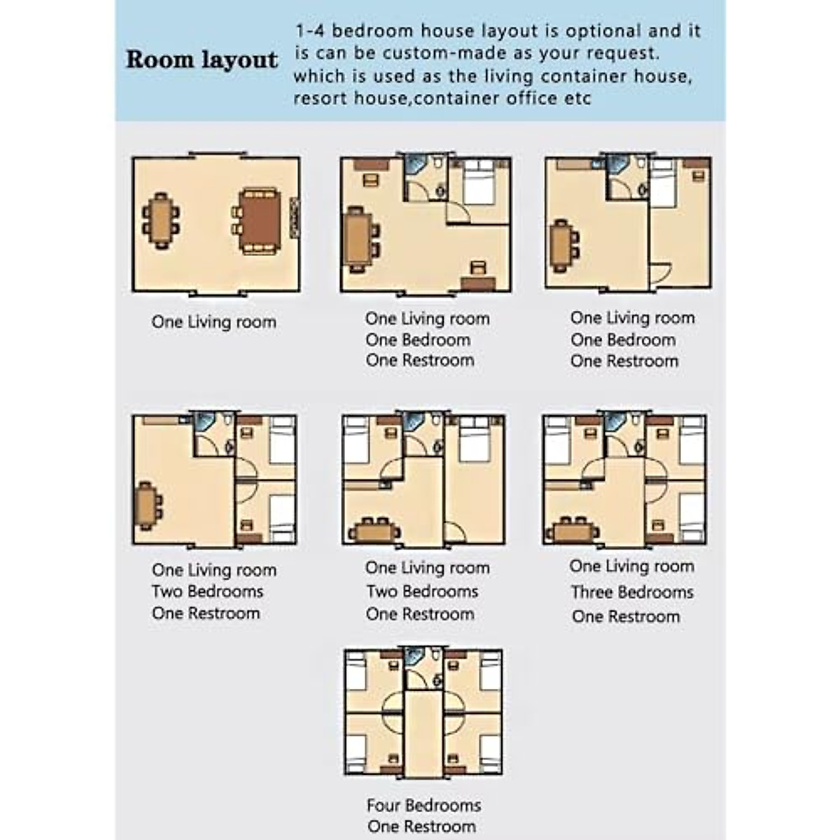 Lightweight Waterproof Soundproof Folding Container House Customized Folding Prefab Container House Colors Can Be Selected