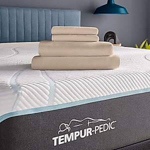 TEMPUR-Rayon from Bamboo Sheet Set, Sandstone, Queen