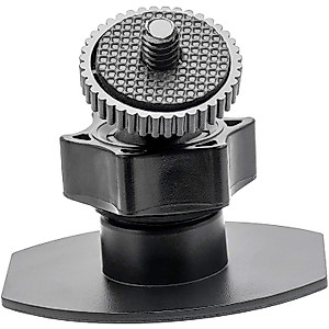 Drill Free Wall Mount 1/4 Screw Mini Tripod Stand Holder for Valve Index/HTC Vive/Vive PRO Base Station-Equipped with Strong Double- Sided Adhesive