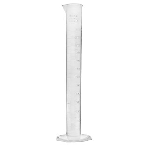 EISCO 7PC Graduated Cylinder Set - Class B - 10ml, 25ml, 50ml, 100ml, 250ml, 500ml & 1000ml - Polypropylene Plastic, Octagonal Base, Moulded Graduations - Industrial Quality, Autoclavable