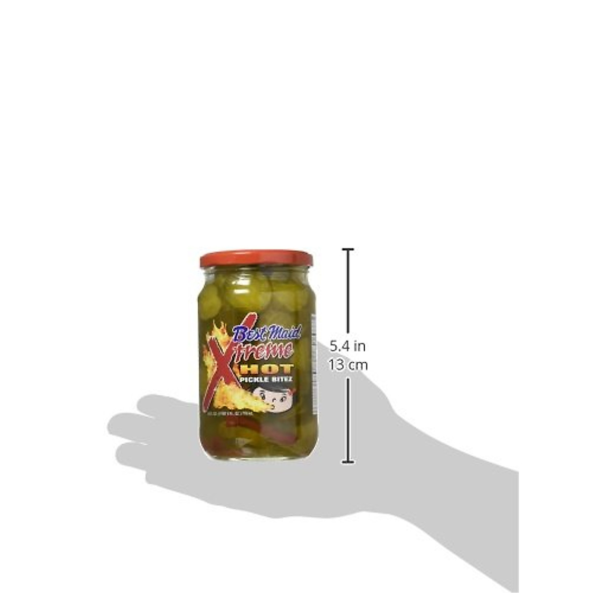 Best Maid Xtreme Hot Pickle Bitez 24oz Jar (Pack of 2)