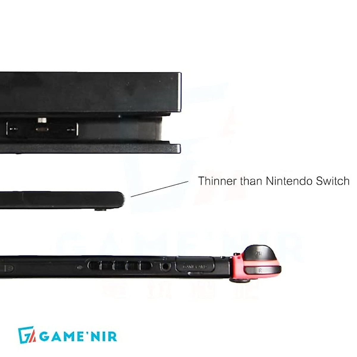 GAME'NIR Cooling Stander for Nintendo Switch, iPhone, Samsung, Cell Phone, Switch Holder, 5 Angle Adjustable, Portable Foldable Compact for Switch, Non-Slip Bracket