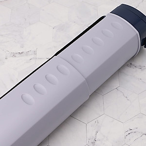 IWOMA Extendable Poster Tubes Expandable 25” to 40” with Shoulder Strap for Carry Documents Drawings Oil Paintings, Maroon