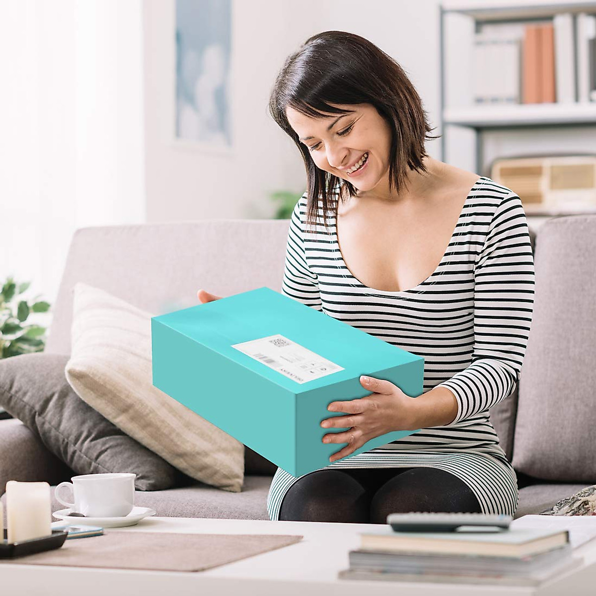 UCGOU Poly Mailers 19x24 Inch Teal 50 Pack Extra Large Shipping Bags Strong Thick Mailing Envelopes Self Seal Adhesive Waterproof and Tear Proof Boutique Postal for Clothing Quilt and More