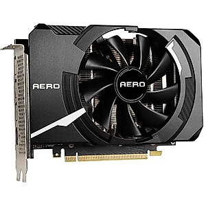 MSI Gaming GeForce RTX 3060 12GB GDRR6 192-Bit HDMI/DP PCIe 4 Single Fan Ampere OC ITX Graphics Card (RTX 3060 AERO ITX 12G OC)