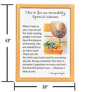Blue Mountain Arts “For Her” Magnet with Easel Back—Birthday, Holiday, Thank-You, or Thinking of You Gift by Douglas Pagels, 4.9 x 3.6 Inches (This Is for an Incredibly Special Woman)