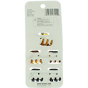 Scunci No-Slip Grip Mini Jaw Clips, 5 Count (Pack of 1)