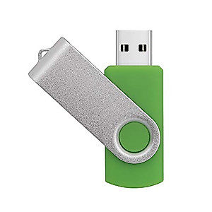 TOSPLUS 5Pack 16GB USB 2.0 Flash Drive Thumb Drives Memory Stick Jump Drive Zip Drive (Black/Green/Blue/Red/Yellow)