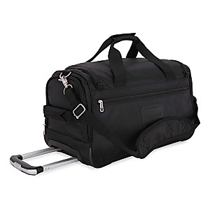 SWISSGEAR Large Lightweight Rolling Duffel | Wheeled, Soft-Shell Luggage | Men's and Women's - Blue/Green